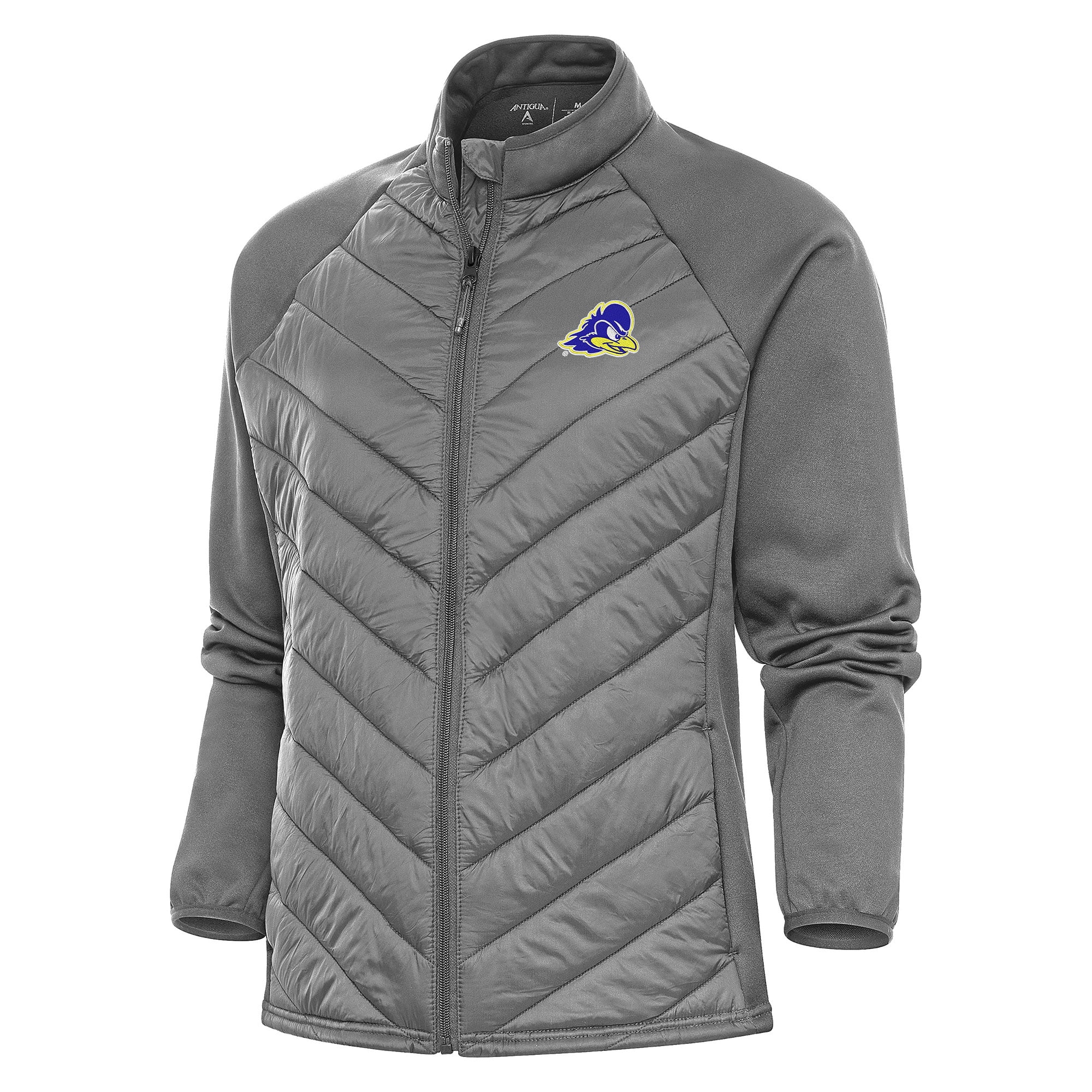 Women's Antigua Steel Delaware Fightin' Blue Hens Altitude Full-Zip ...