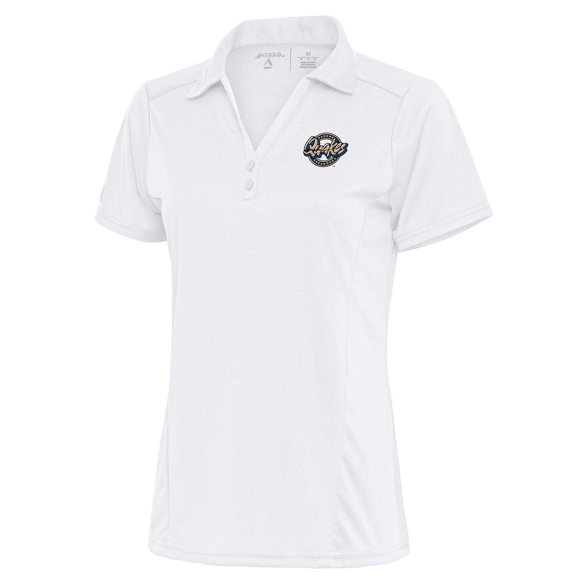 Women's Antigua White Rancho Cucamonga Quakes Tribute Polo - Walmart.com