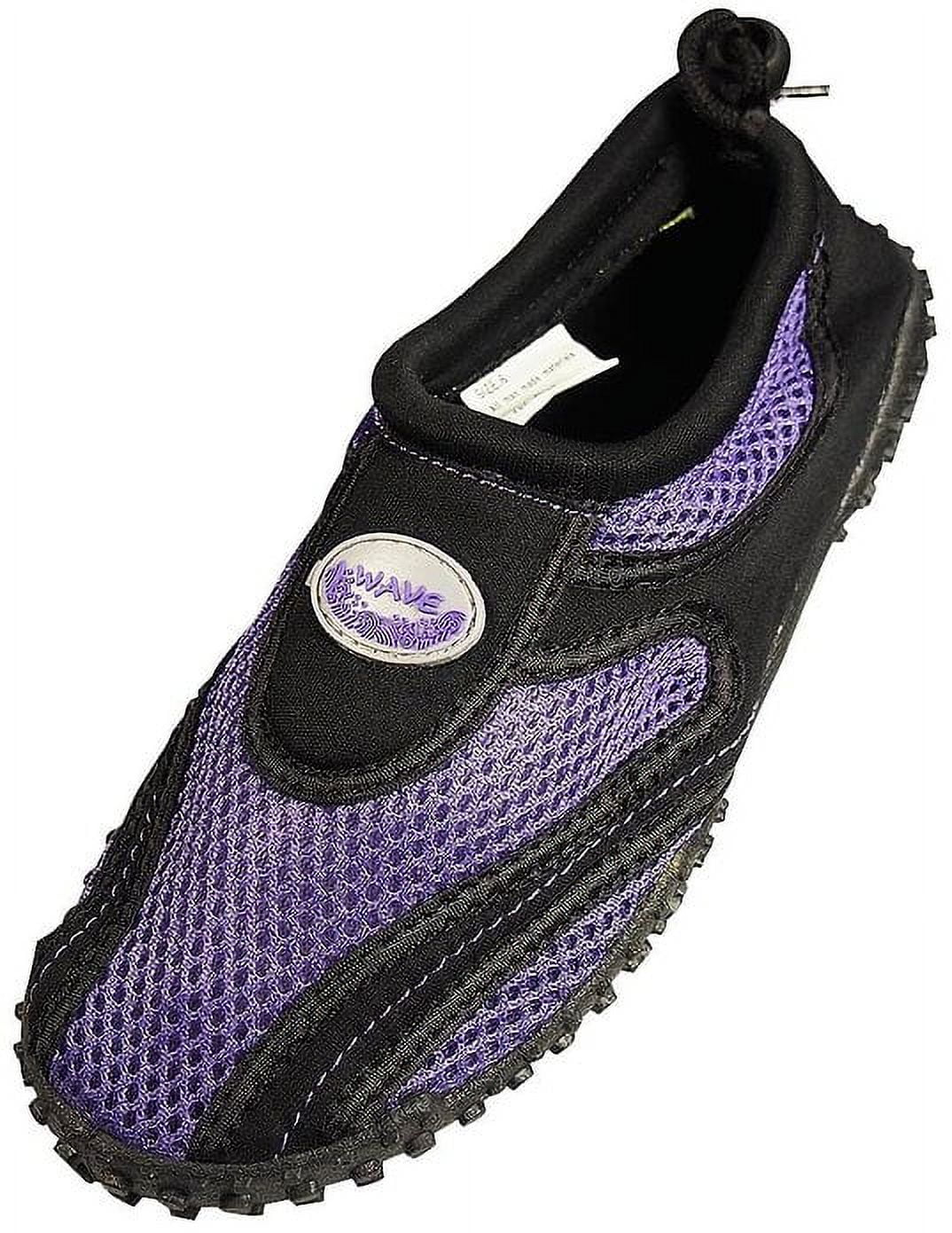 Shoe Shack Women's Shoes Comfortable Water Shoe Socks Purple, 10 ...