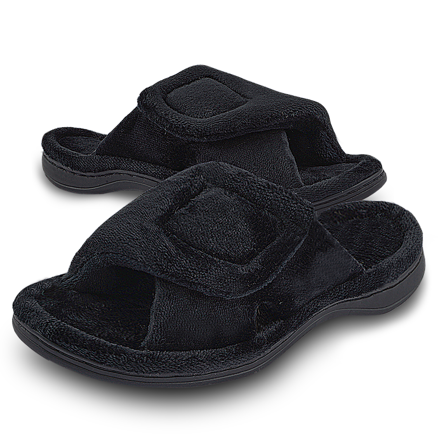 Women's Black Chinese Mesh Slippers at Jeramy Phillip blog