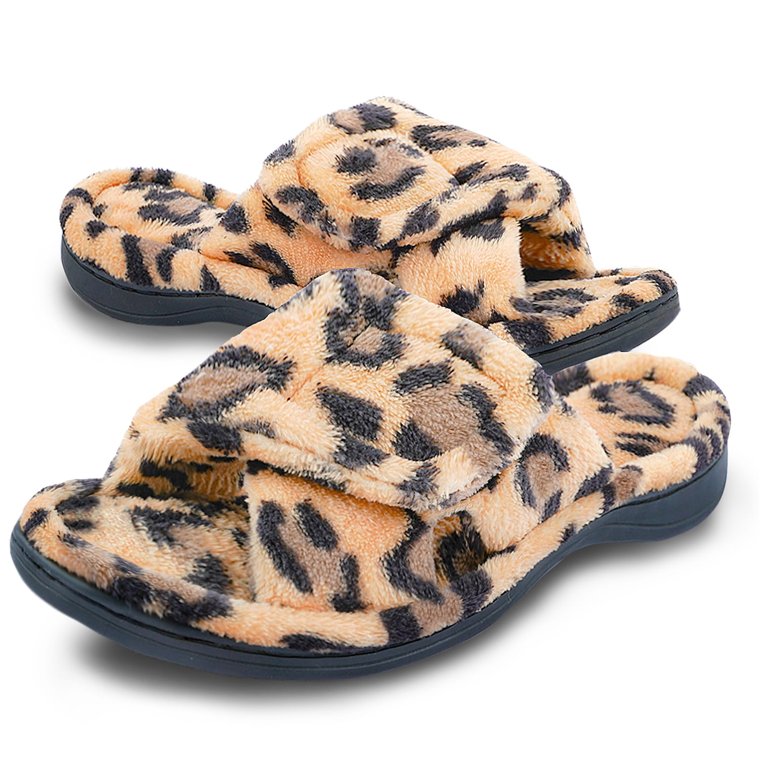 Women's Arch Support Diabetic Slippers Memory Foam House Shoes Orthotic ...