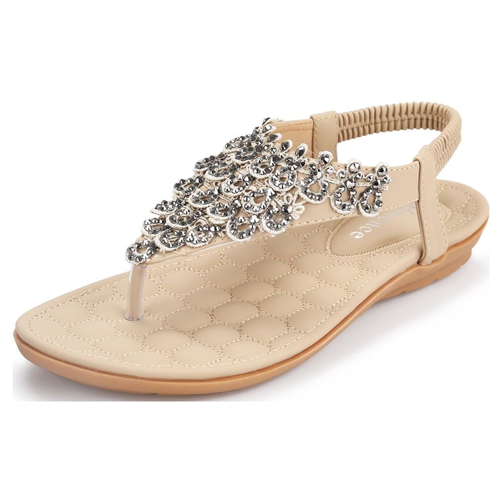 Women's Arch Support Flip Flops Summer Comfort Sandals Slipe Heel Shoes ...