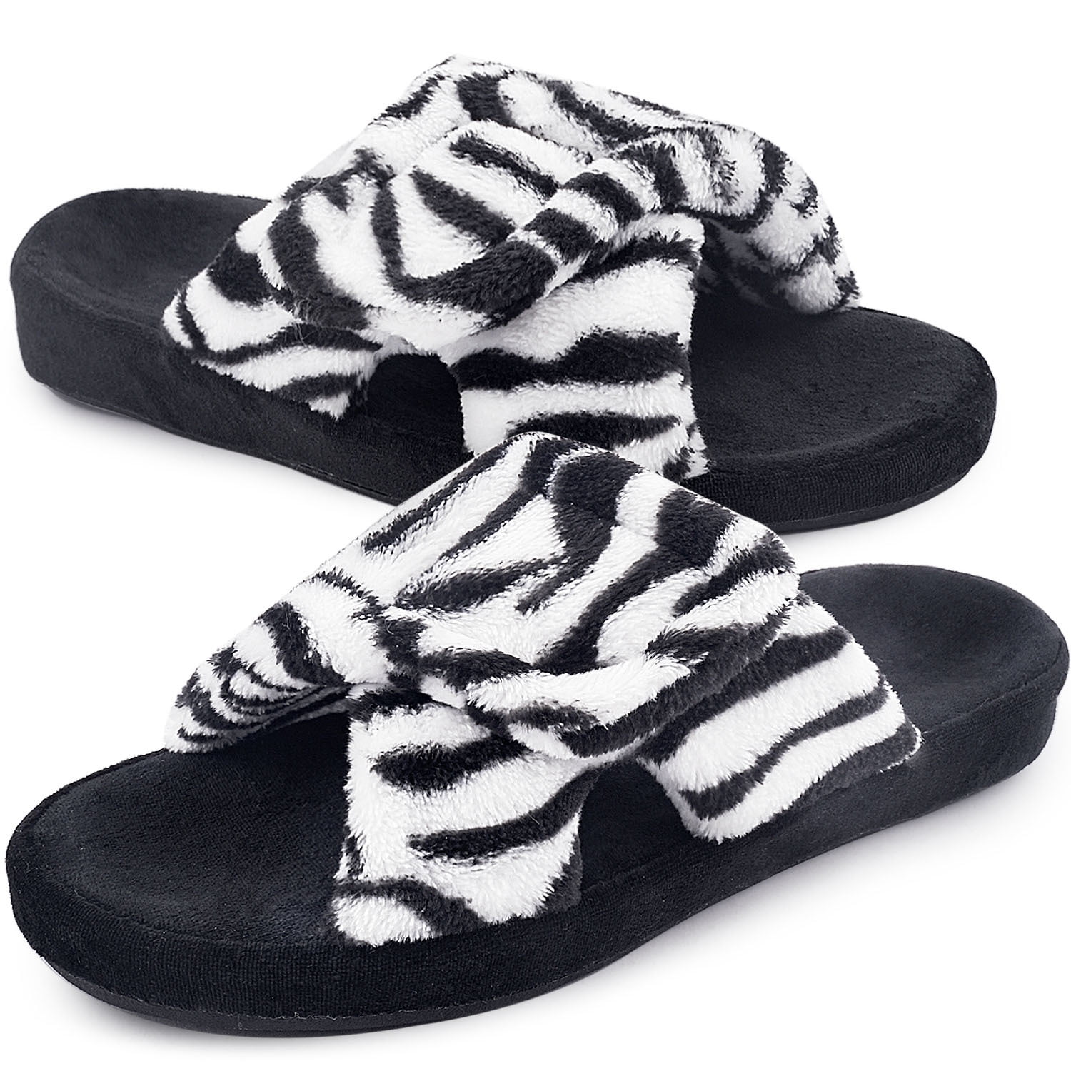 Women's Arch Support Slippers Memory Foam Orthotic Heel Cup Arthritis ...