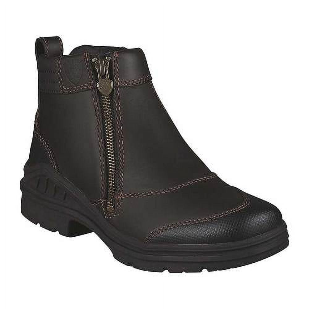 ARIAT Ladies Barnyard Side-Zip Paddock Boots, Dark Brown - Walmart.com