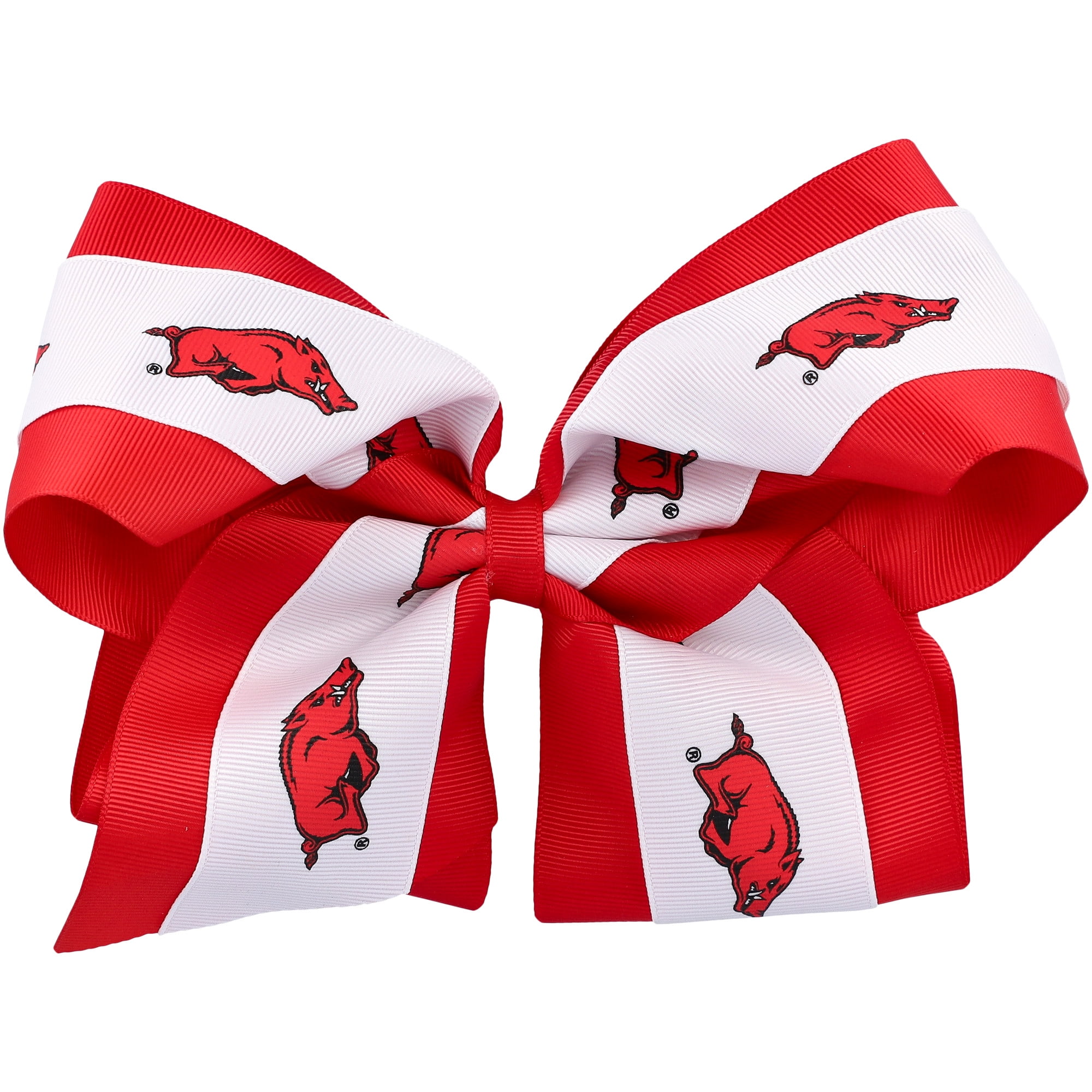 Women's Arkansas Razorbacks Jumbo 3" Layered Bow - Walmart.com
