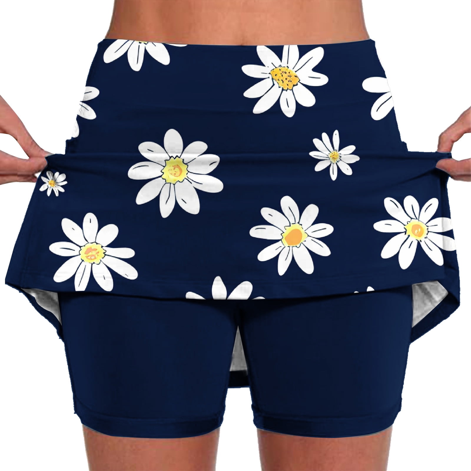 Women's Athletic Tennis Skorts with Pockets Built-in Shorts Golf Active ...