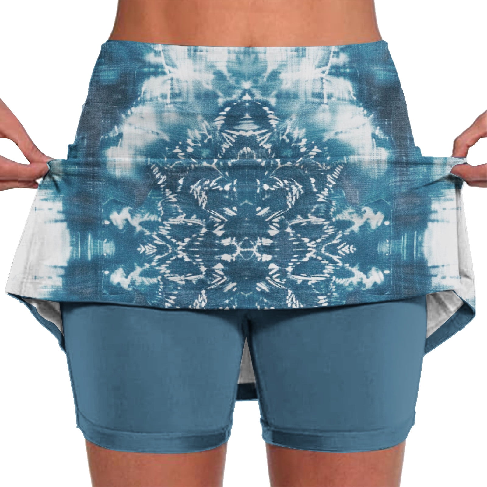 Women's Athletic Tennis Skorts with Pockets Built-in Shorts Golf Active ...