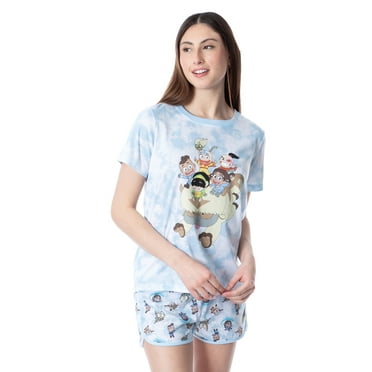 Free Shipping! Peanuts Womens' Snoopy I Like Naps Character Sleep Pajama Set Shorts - Walmart.com