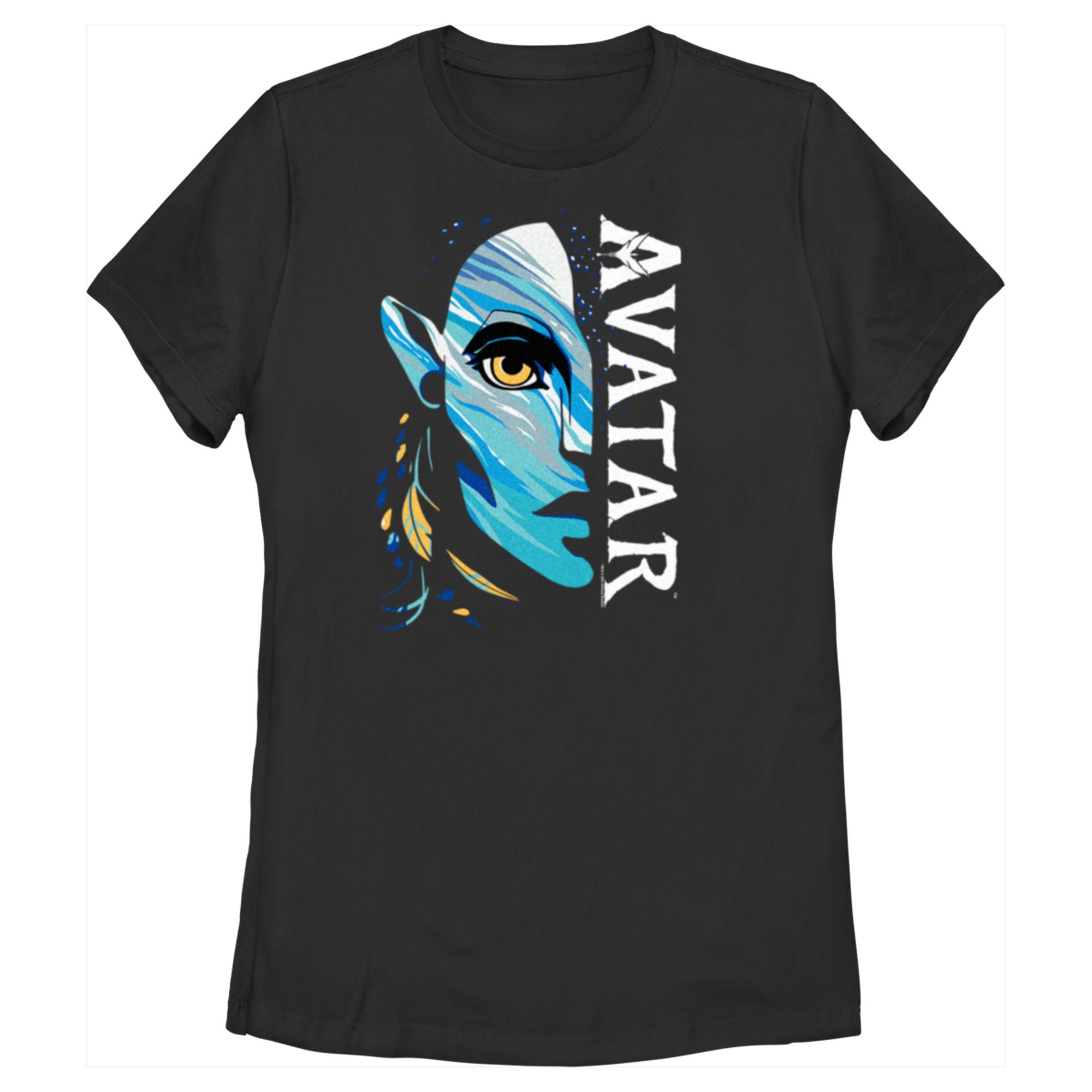 Women's Avatar: The Way of Water Neytiri Half Face Logo Graphic Tee ...