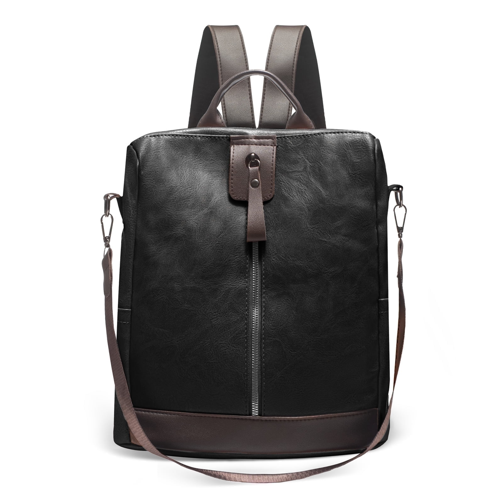Backpack for Womens, Waterproof PU Leather Backpacks, Anti-theft Design ...