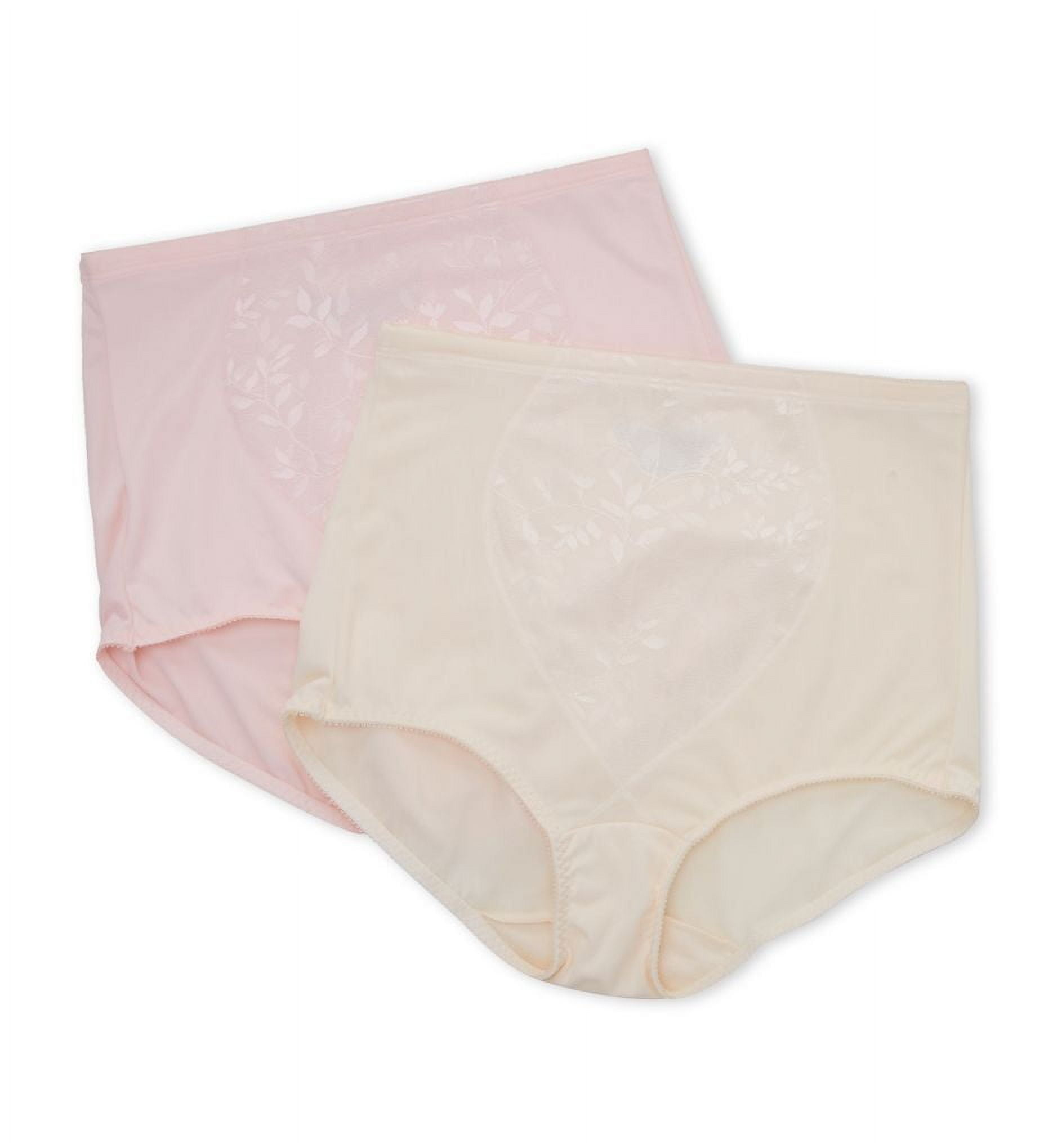 Women's Bali X710 Jacquard Tummy Panel Shaping Brief Panty - 2 Pack ...