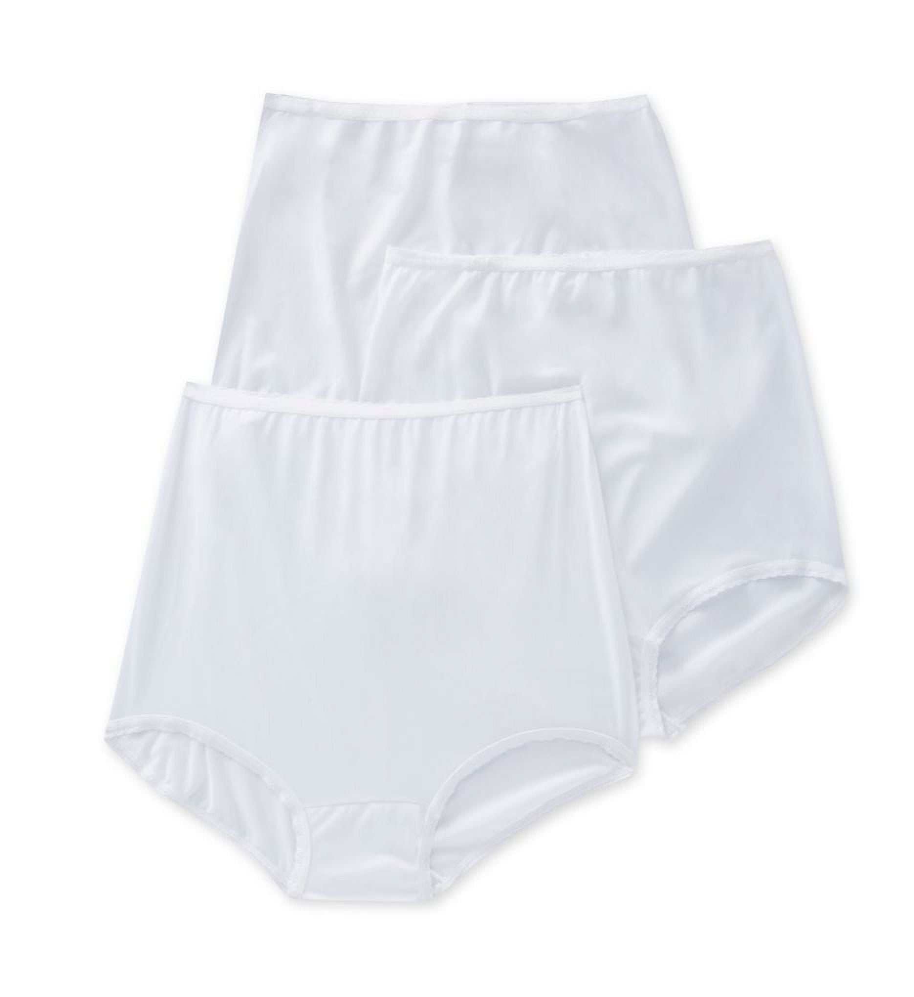 Bali Women's Cotton Underpants, 3-Pack Skimp Skamp Briefs, Full Cut ...