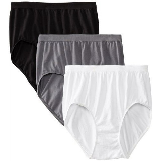 Womens Bali Dfak88 Comfort Revolution Microfiber Brief Panty 3 Pack