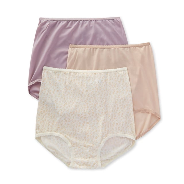 Women's Bali A633 Skimp Skamp Brief Panty - 3 Pack (SteelTaupeLeopard 7 ...