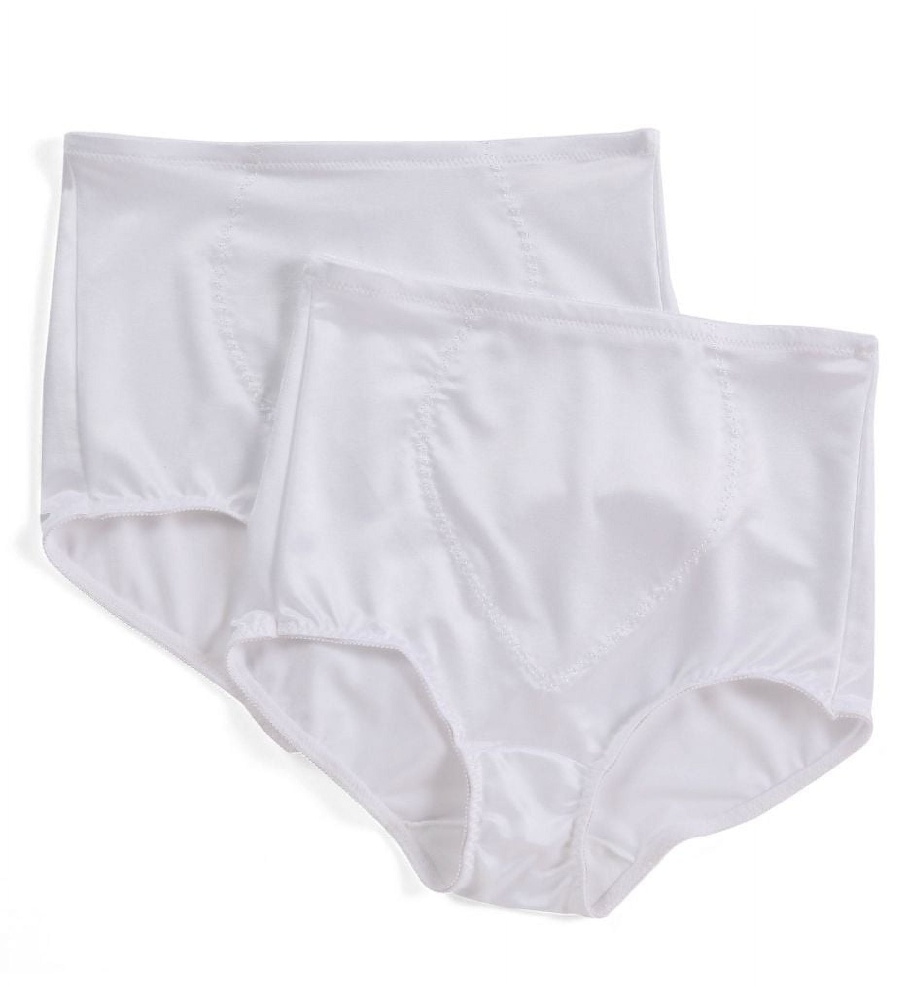 Women's Bali X710 Jacquard Tummy Panel Shaping Brief Panty - 2 Pack ...