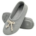 Women's Ballerina House Slippers, Anti-Skid Comfy Warm Ballet Style ...