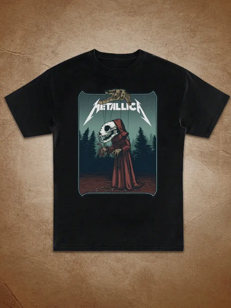 Women's Band Graphic T-Shirt - Casual Crew Neck Short Sleeve, Polyester ...