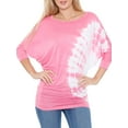Women's Banded Dolman Tie-Dye Top - Walmart.com