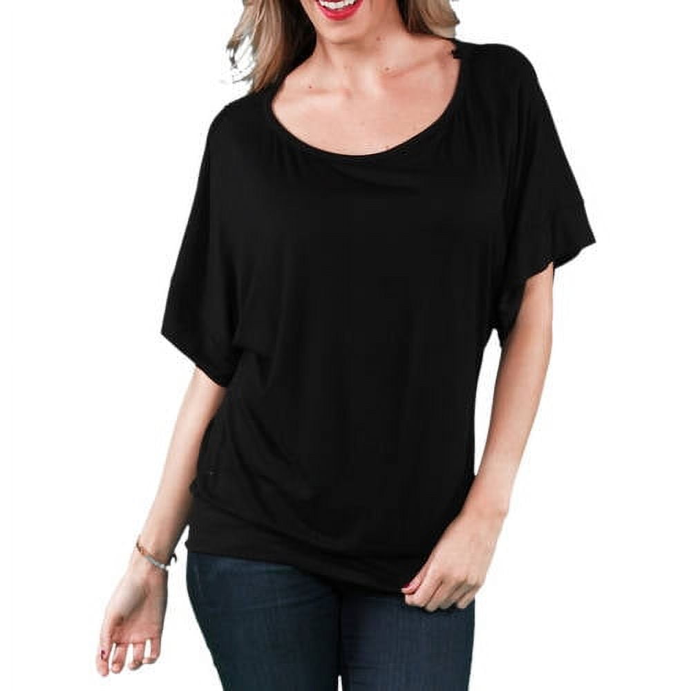 Women's Banded Dolman Top - Walmart.com