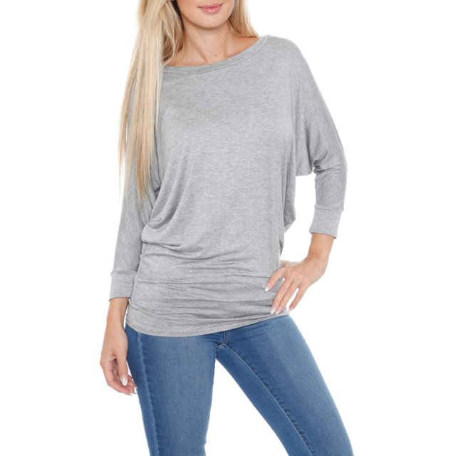 Women's Banded Dolman Top - Walmart.com