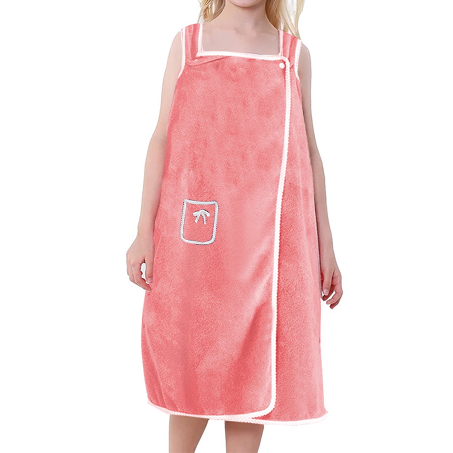 Women's Bath Towel Wrap Shower Towel Skirts Bathrobe Spa Robes with ...