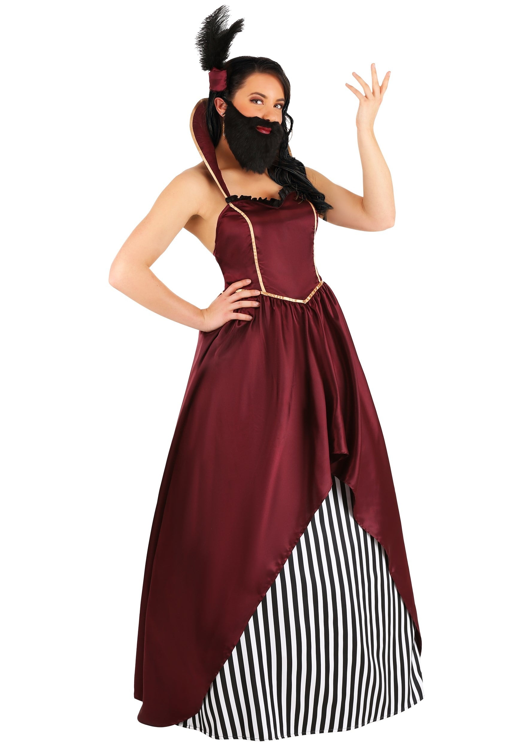 Women's Bearded Lady Circus Costume - Walmart.com