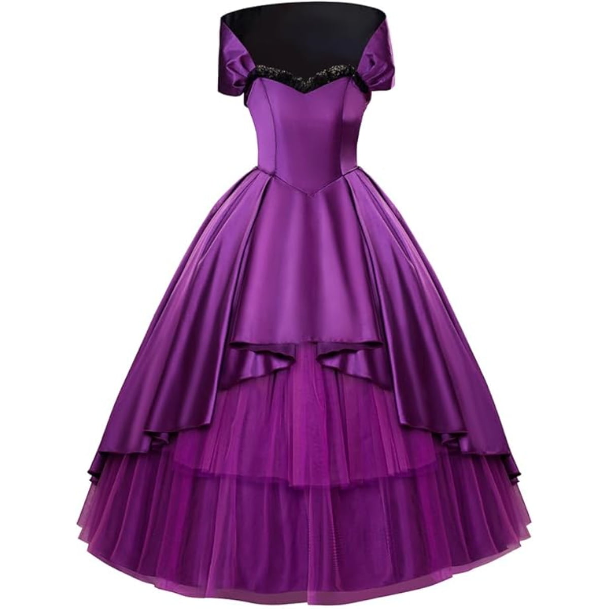 Women's Bearded Lady Circus Deluxe Purple Dress Bearded Woman Lettie ...