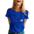 Women's Bee Print T-Shirt Crewneck Short Sleeve Spring Summer Casual ...