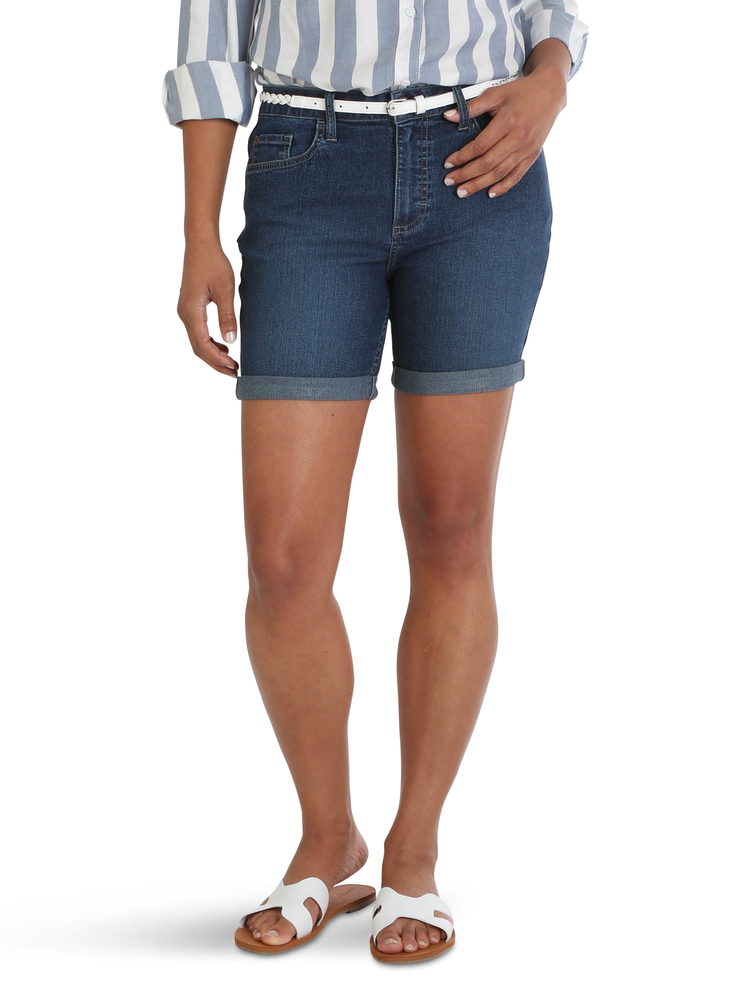 Women's Belted Cuff Short - Walmart.com