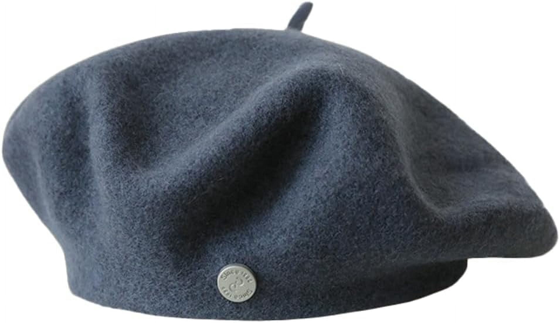 Women's Beret Classic French Wool Hat Artist Beret Winter Solid Colour ...