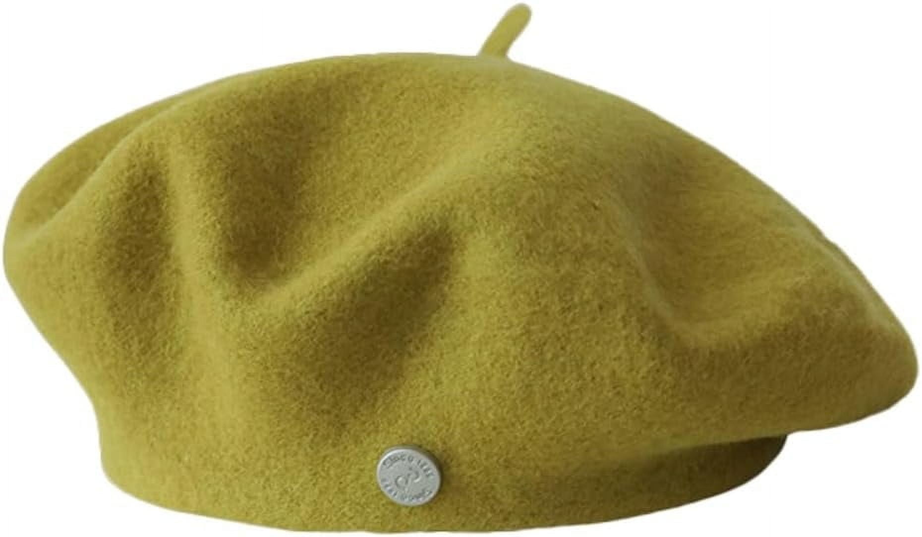 Women's Beret Classic French Wool Hat Artist Beret Winter Solid Colour ...