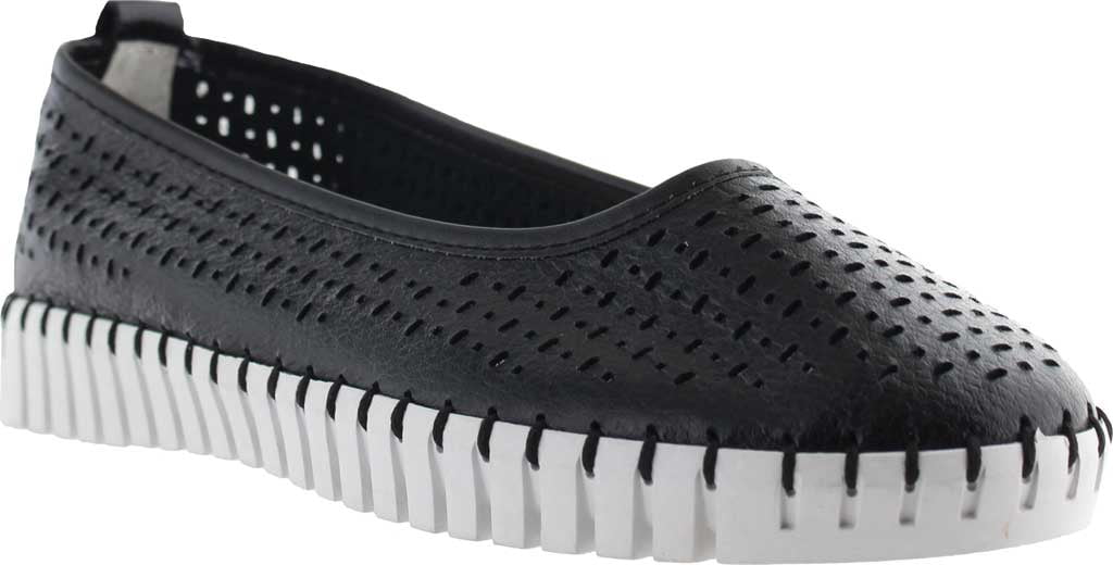 Women's Bernie Mev TW35 Perforated Ballet Flat - Walmart.com