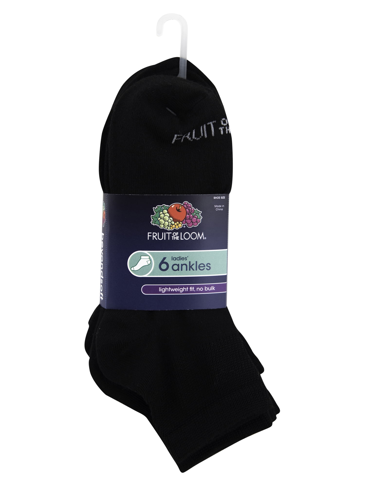 Women's Beyond Soft Ankle Socks 6 Pack - Walmart.com