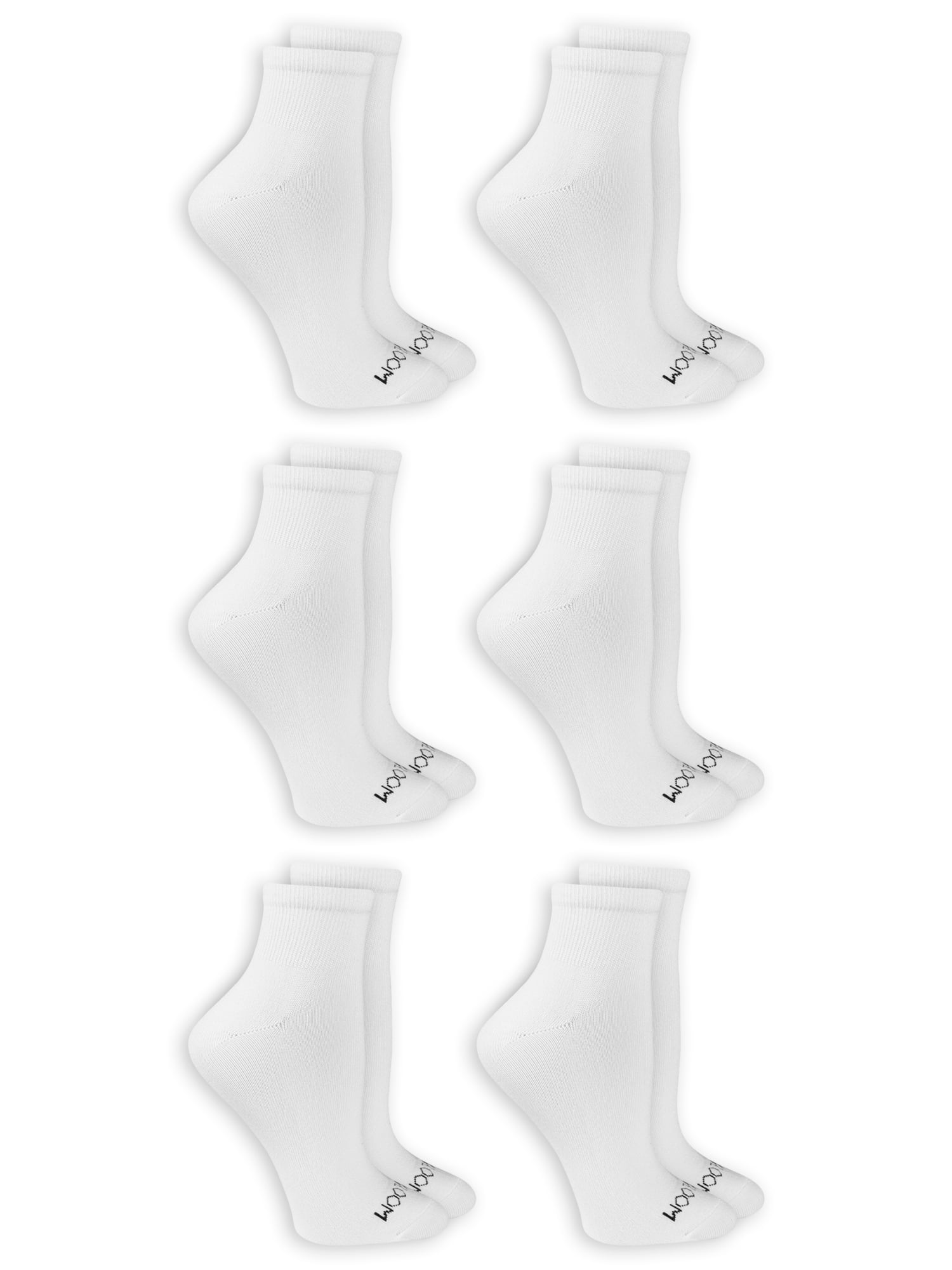 Women's Beyond Soft Ankle Socks, 6 Pair - Walmart.com