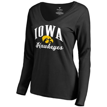 Women's Black Iowa Hawkeyes Victory Script T-Shirt - Walmart.com