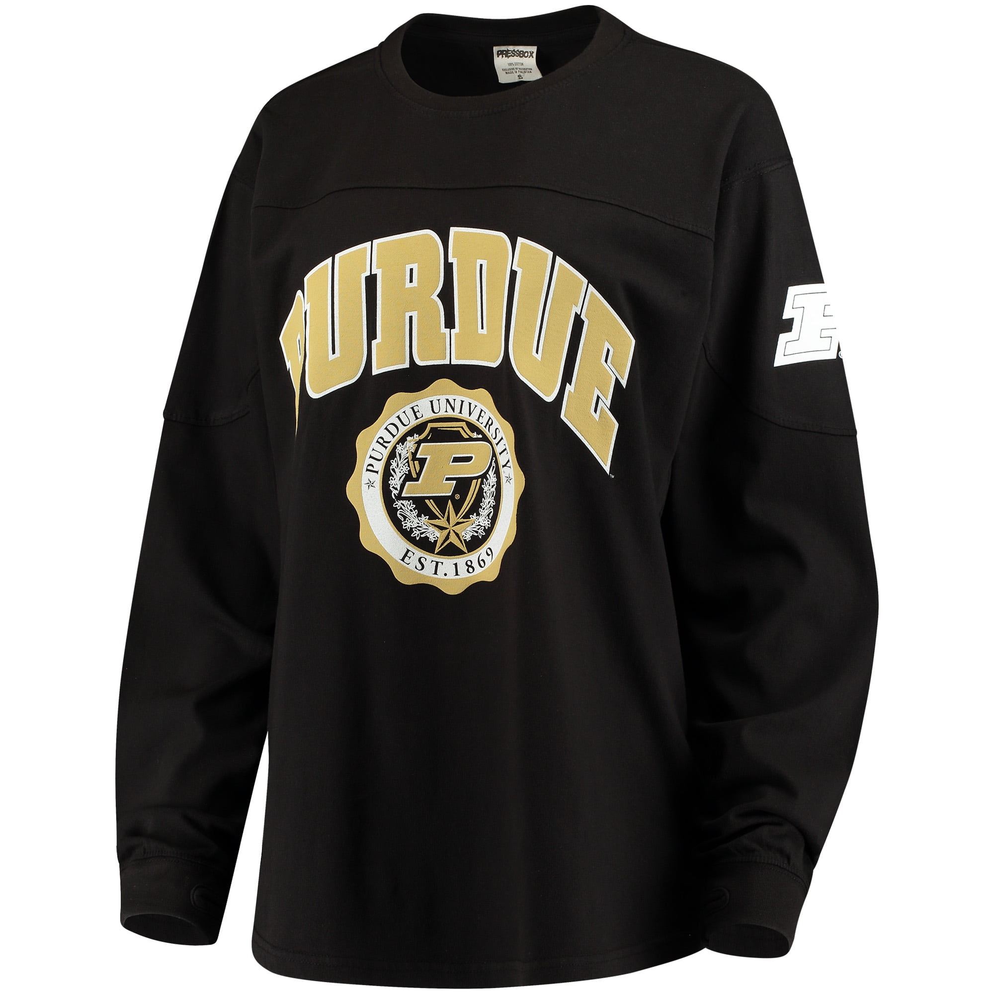 Women's Black Purdue Boilermakers Edith Long Sleeve T-Shirt - Walmart.com