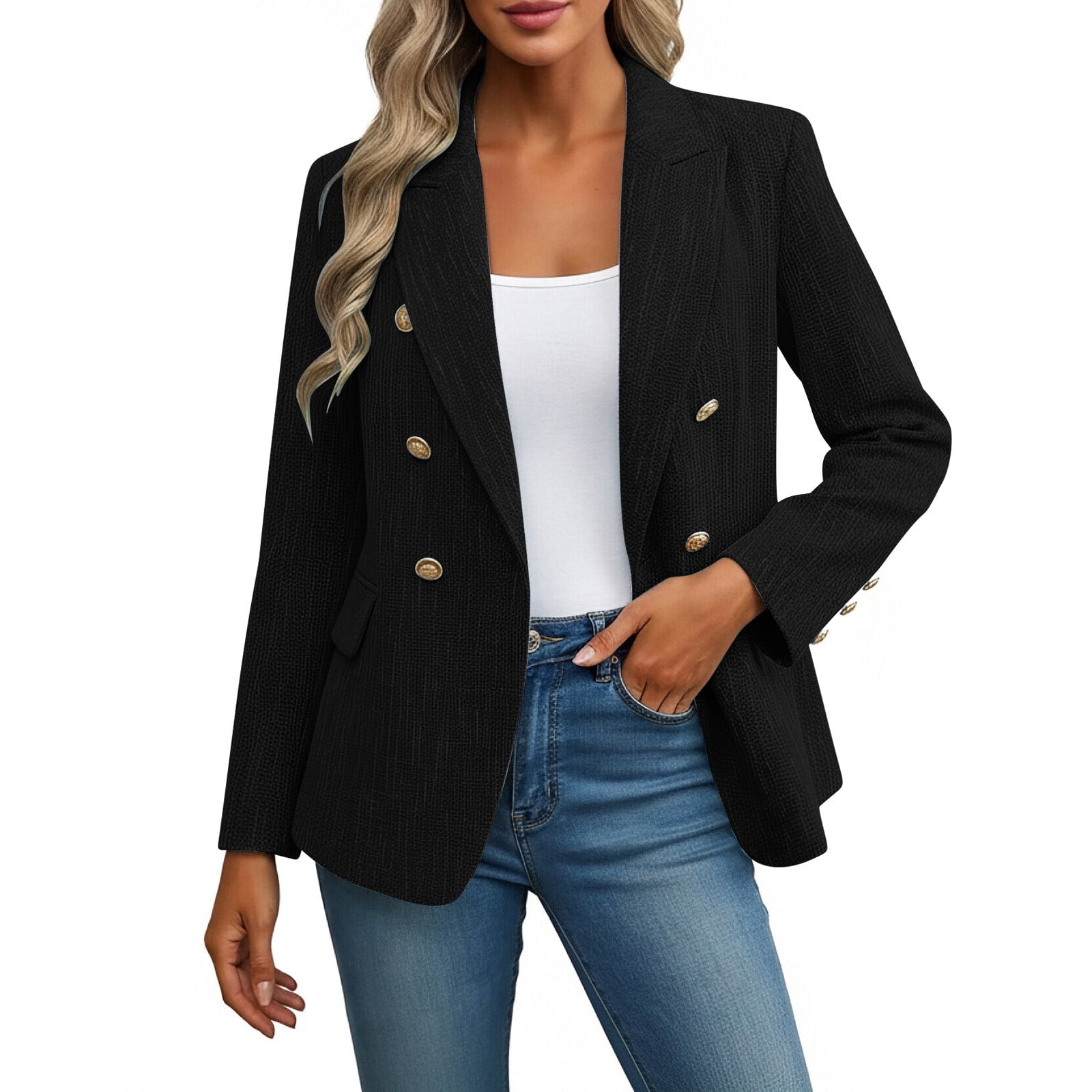 Women's Blazer Women's Suit Jacket Casual for Work Office Casual Spring ...