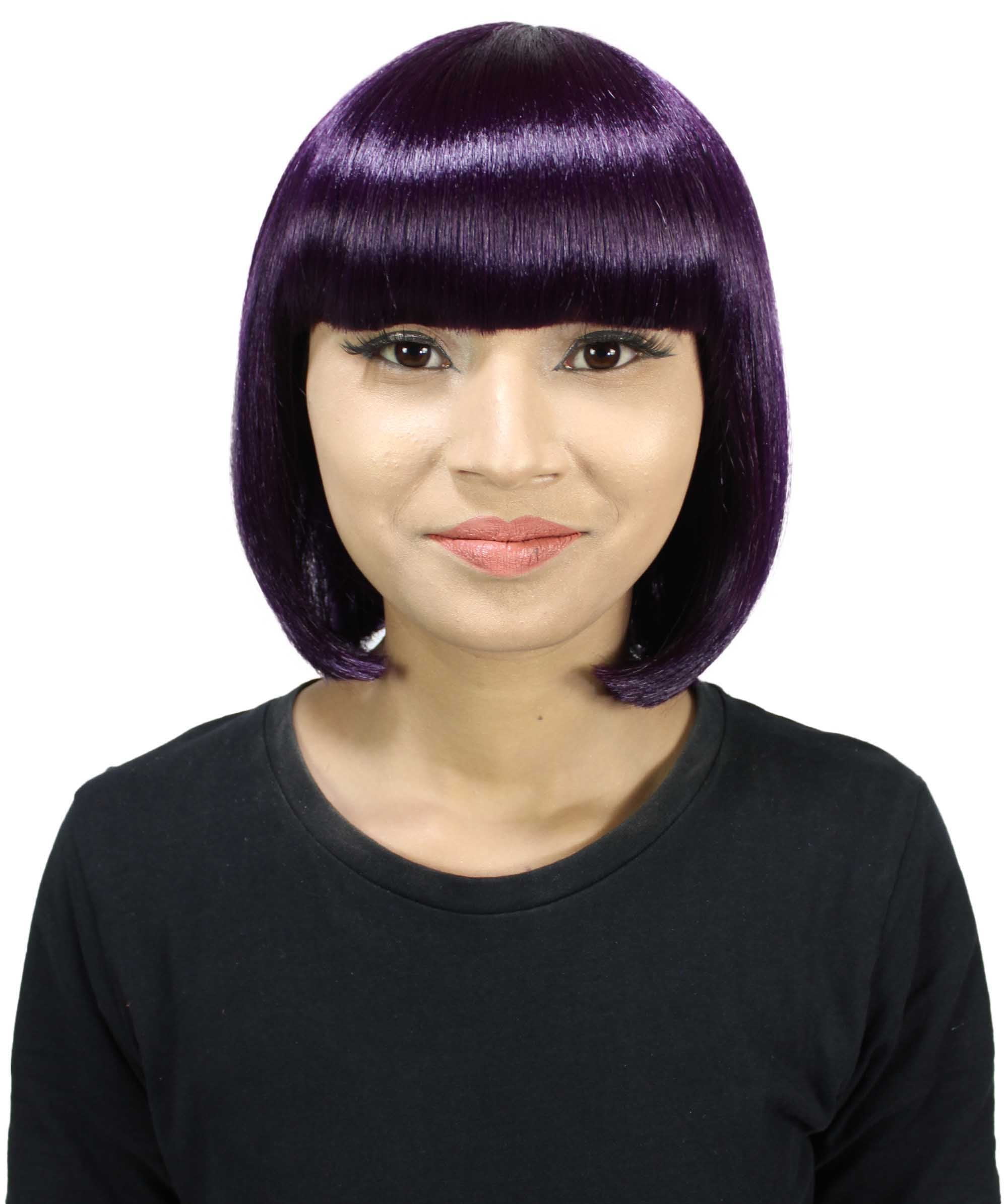 Women's Bob Wig | Cosplay Party Halloween Wig | Multiple Color Options ...