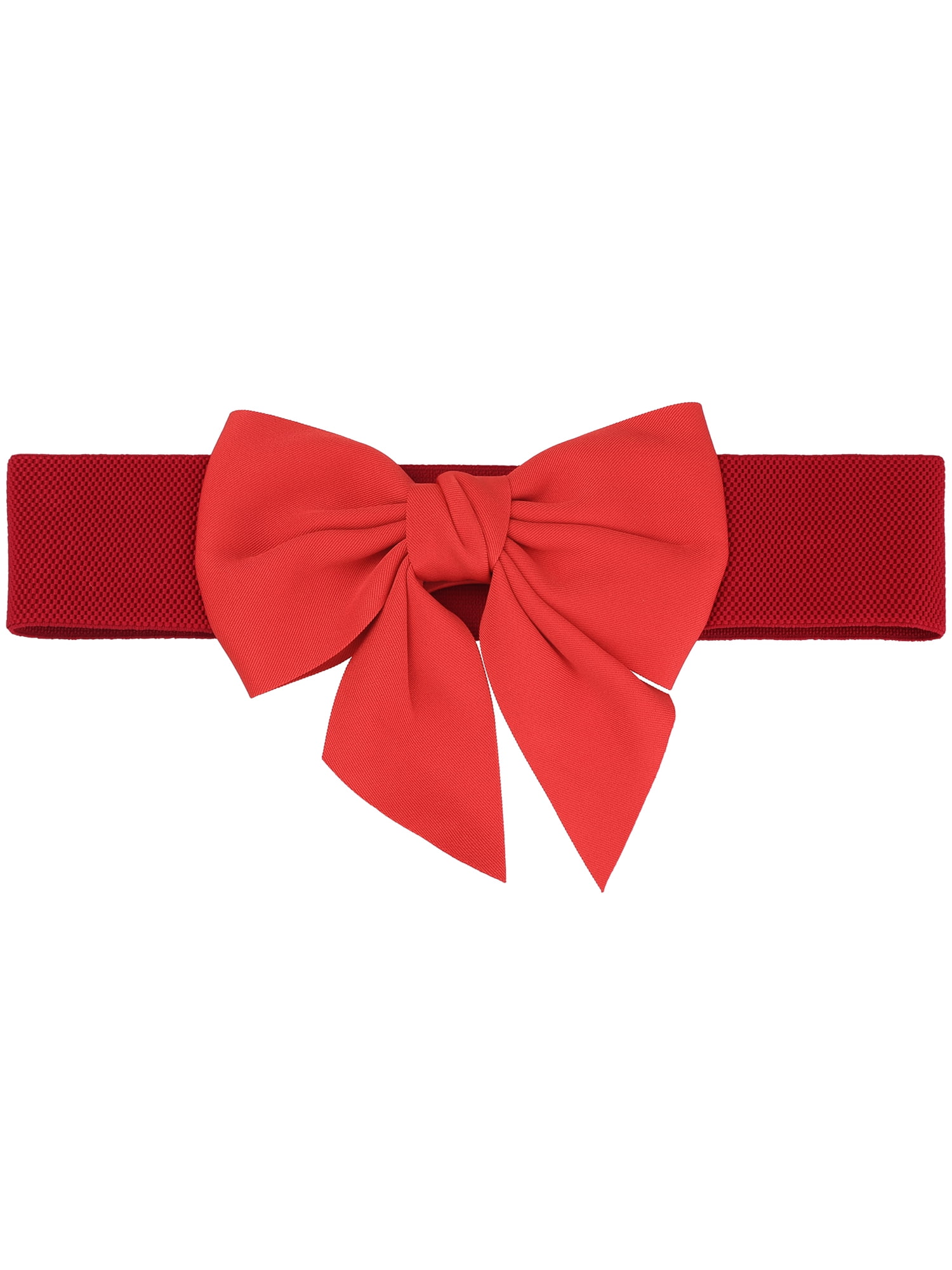 INSPIRE CHICWomen's Plus Size Elastic Wide Belt Dress Bowknot Waistband ...