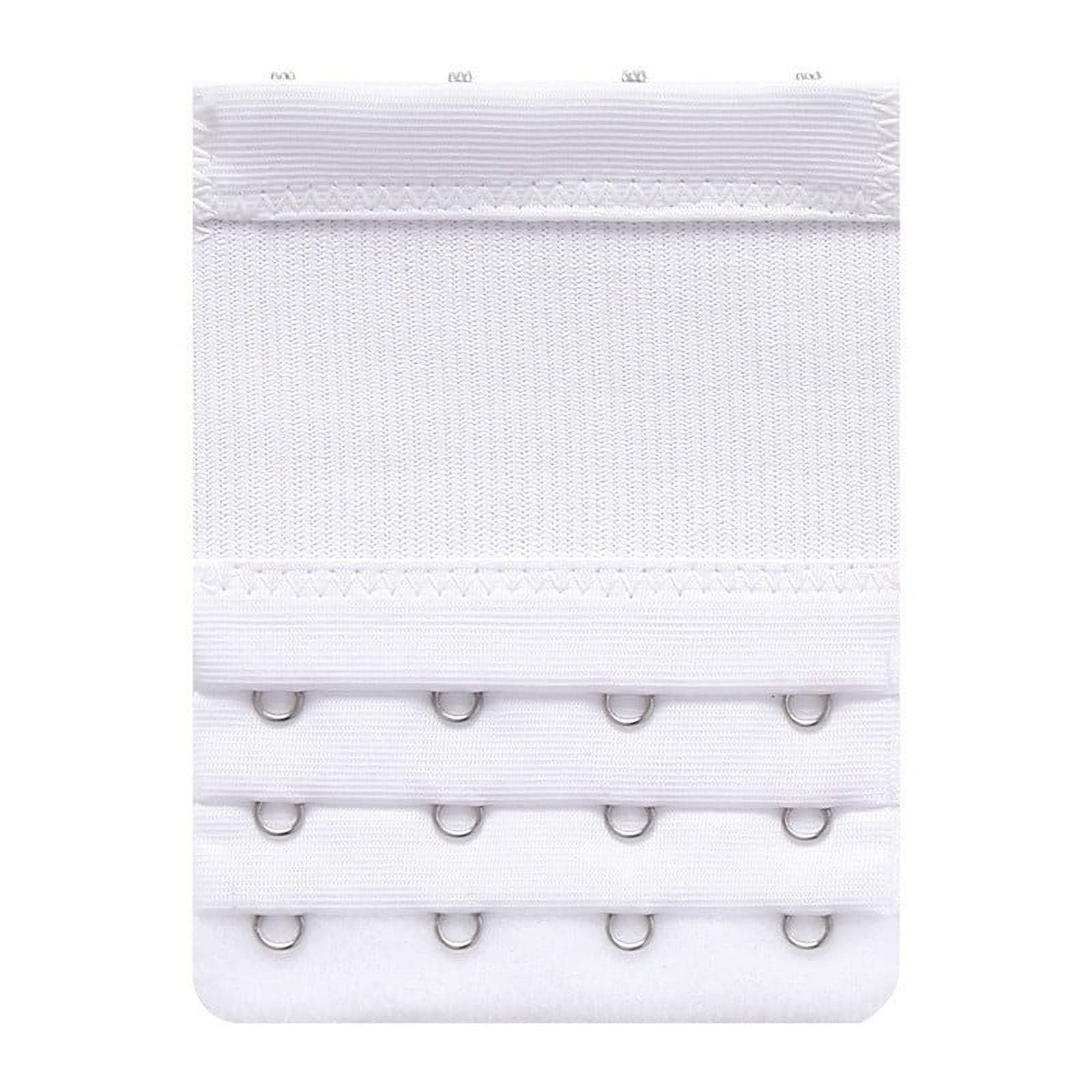 Ctreela Women's Bra Extender, 4 Hook 3 Row, Soft Elastic Bra Strap ...