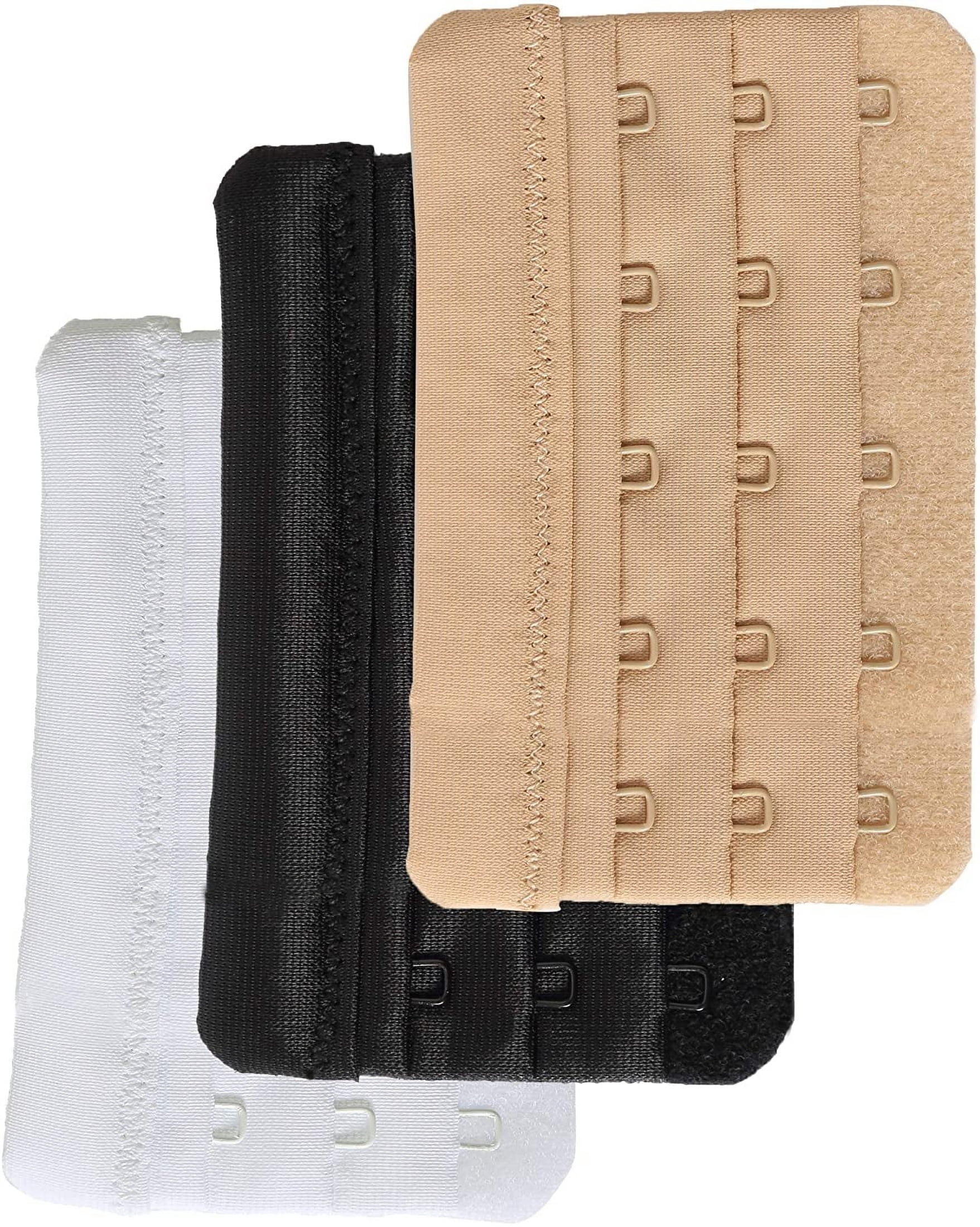 Women's Bra Extender 5 Hook Plus Size Bra Strap Extenders 3pcs-Pack ...