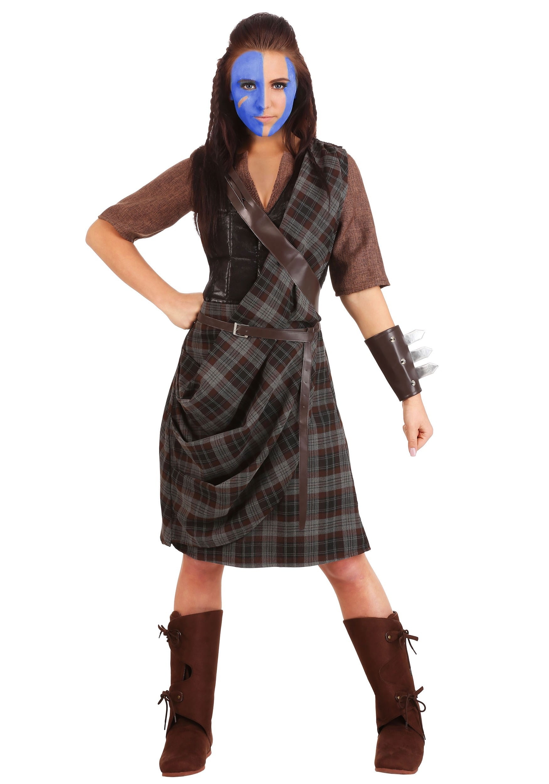 Women's Braveheart Warrior Costume - Walmart.com
