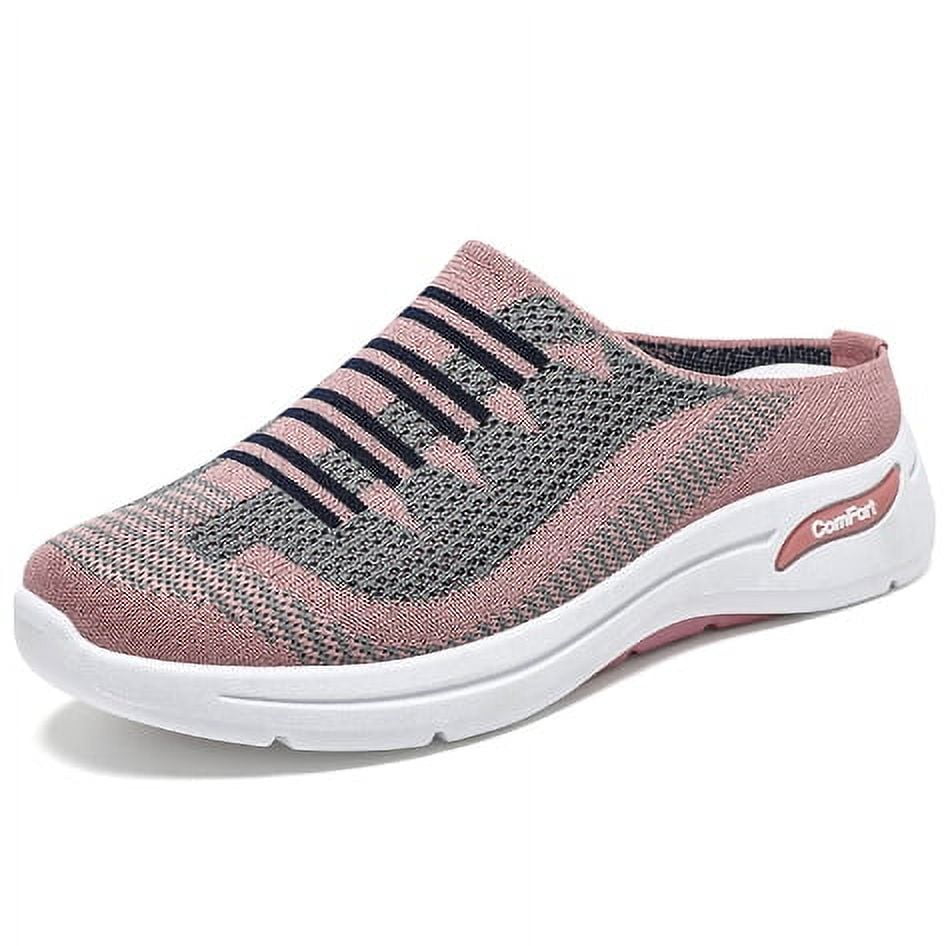 Women's Breathable Walking Mules Shoes, Lightweight Garden Clogs ...