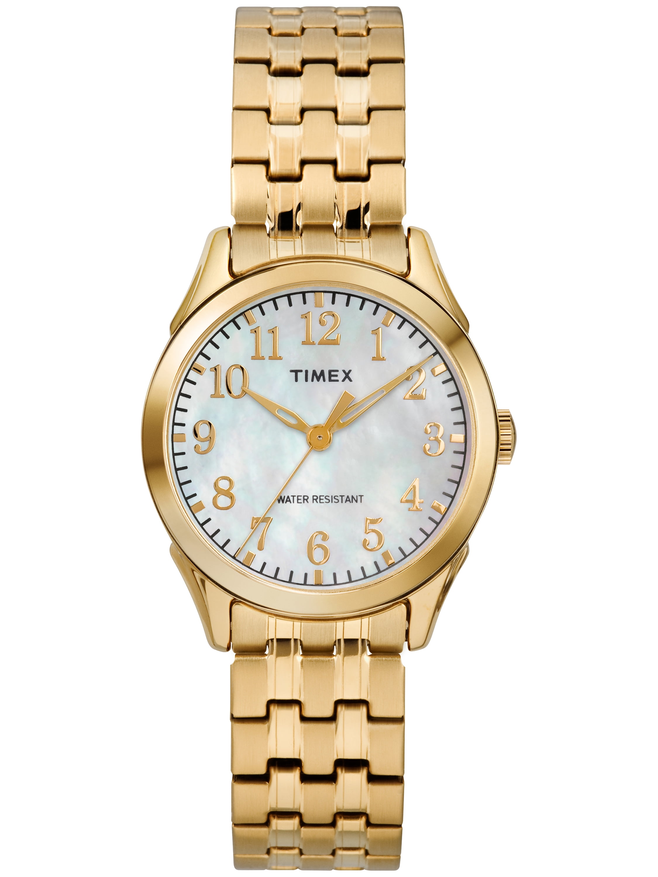 Women's Briarwood Gold-Tone/MOP Watch, Stainless Steel Expansion Band ...