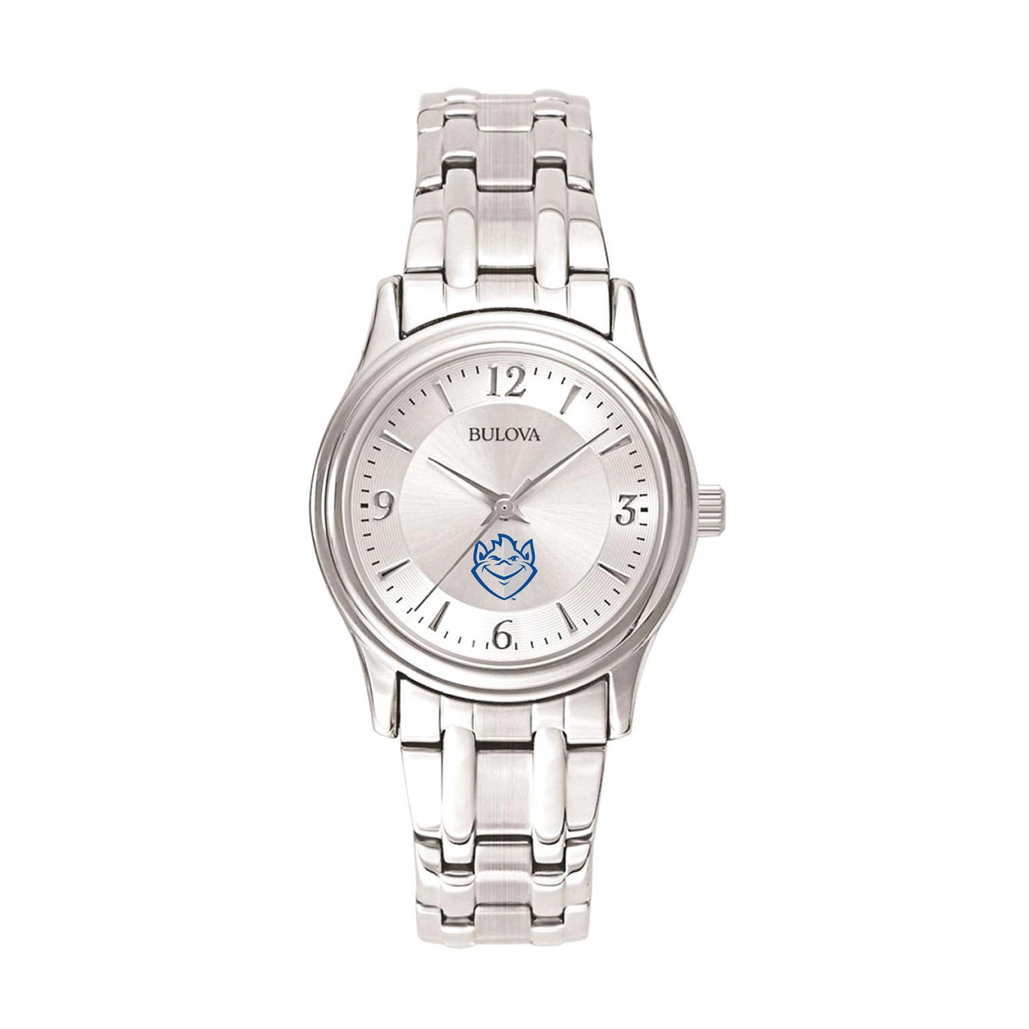 Women's Bulova Silver Saint Louis Billikens Silver-Tone Dial Stainless ...
