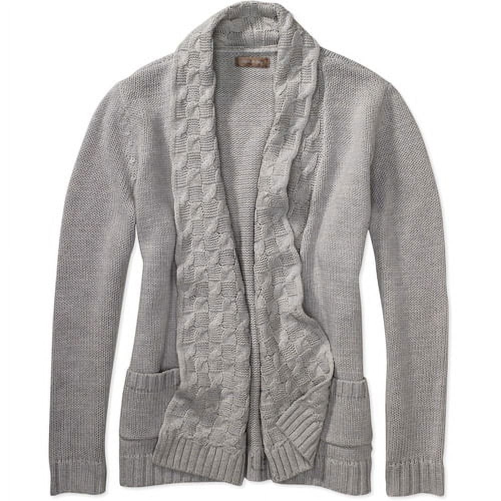 Women's Cable Scarf Cardigan - Walmart.com