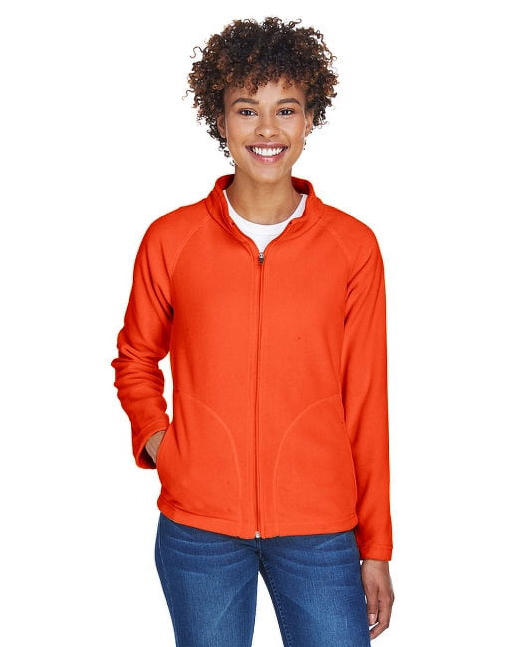 Women's Campus Sport Orange Microfleece Jacket - Walmart.com