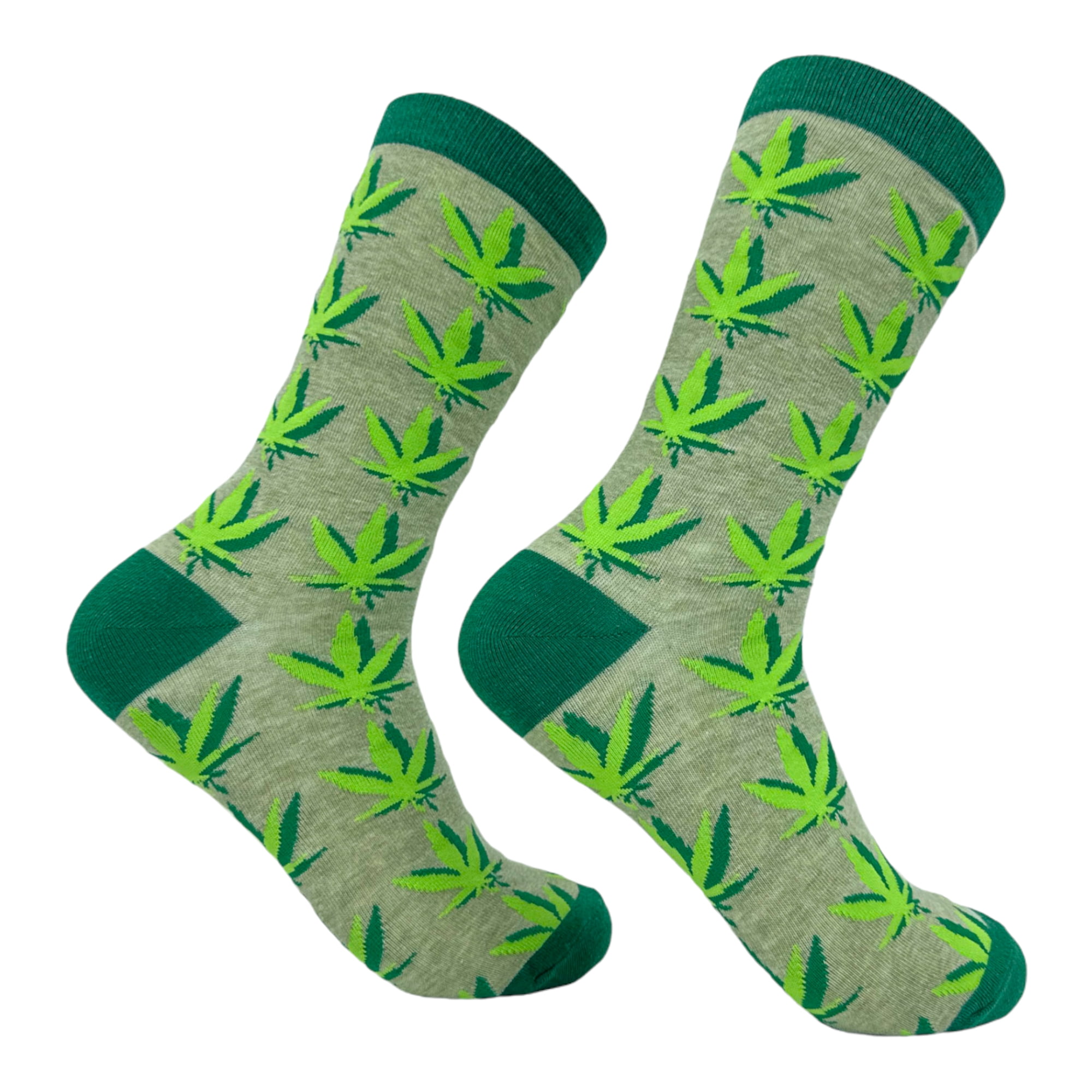 Women's Cannabis Columns Socks Funny Pot Footwear - Walmart.com