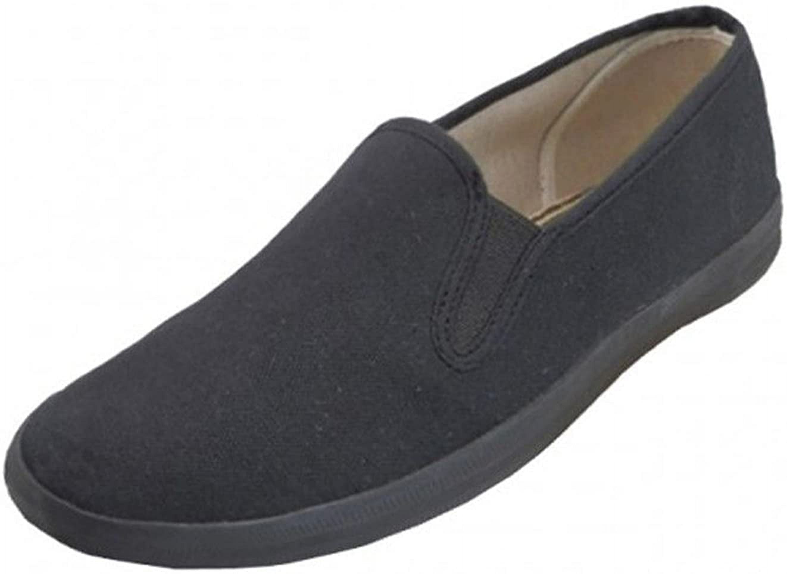 Women's Canvas Sneakers Slip On Loafers Comfort Casual Gore Tennis Deck ...