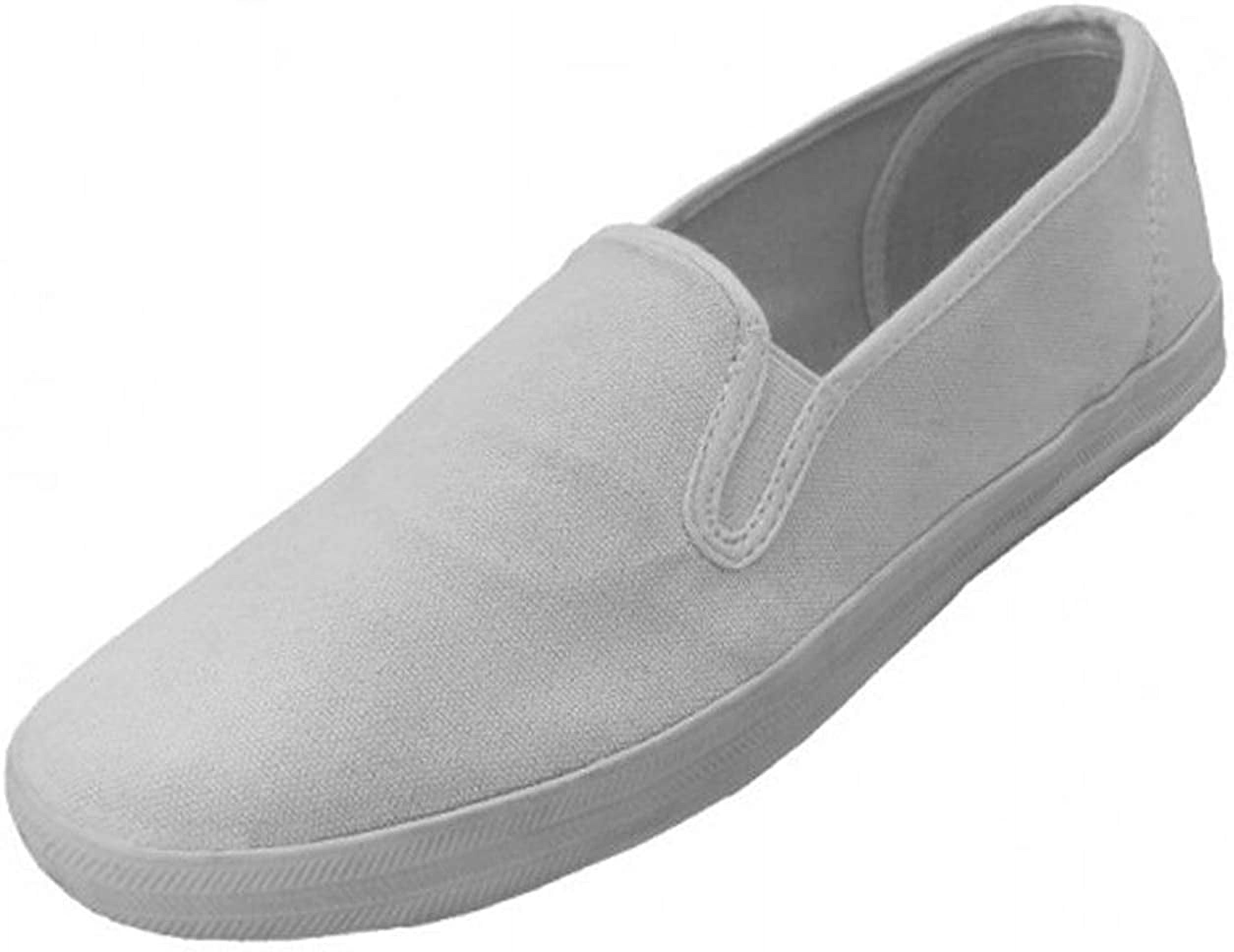 Women's Canvas Sneakers Slip On Loafers Comfort Casual Gore Tennis Deck ...